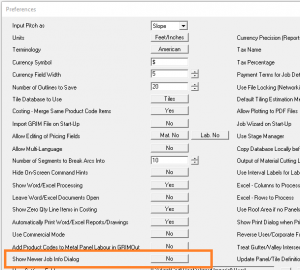 AppliCad Help – Job-Info