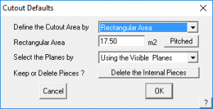 AppliCad Help – Cut-Out