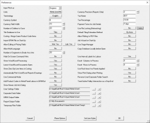 AppliCad Help – Set-Up