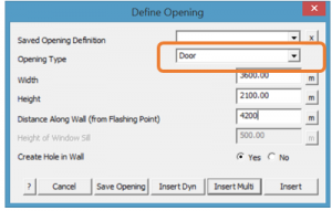 AppliCad Help – Openings