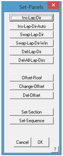 AppliCad Help – Set Panels