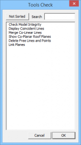 AppliCad Help – Tools Check