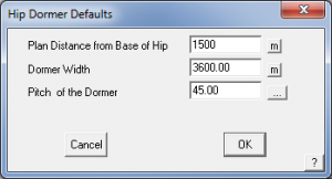AppliCad Help – Hip Valley Dormer