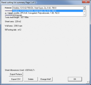 AppliCad Help – Select Siding Material