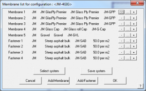 AppliCad Help – Select Membrane